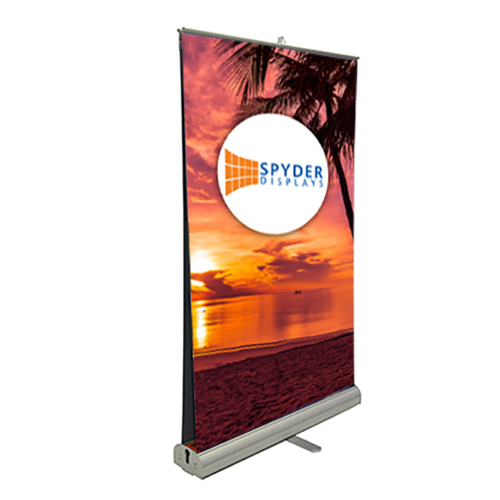 Pull Up and Roll Up Banner Stands | Spyder Displays